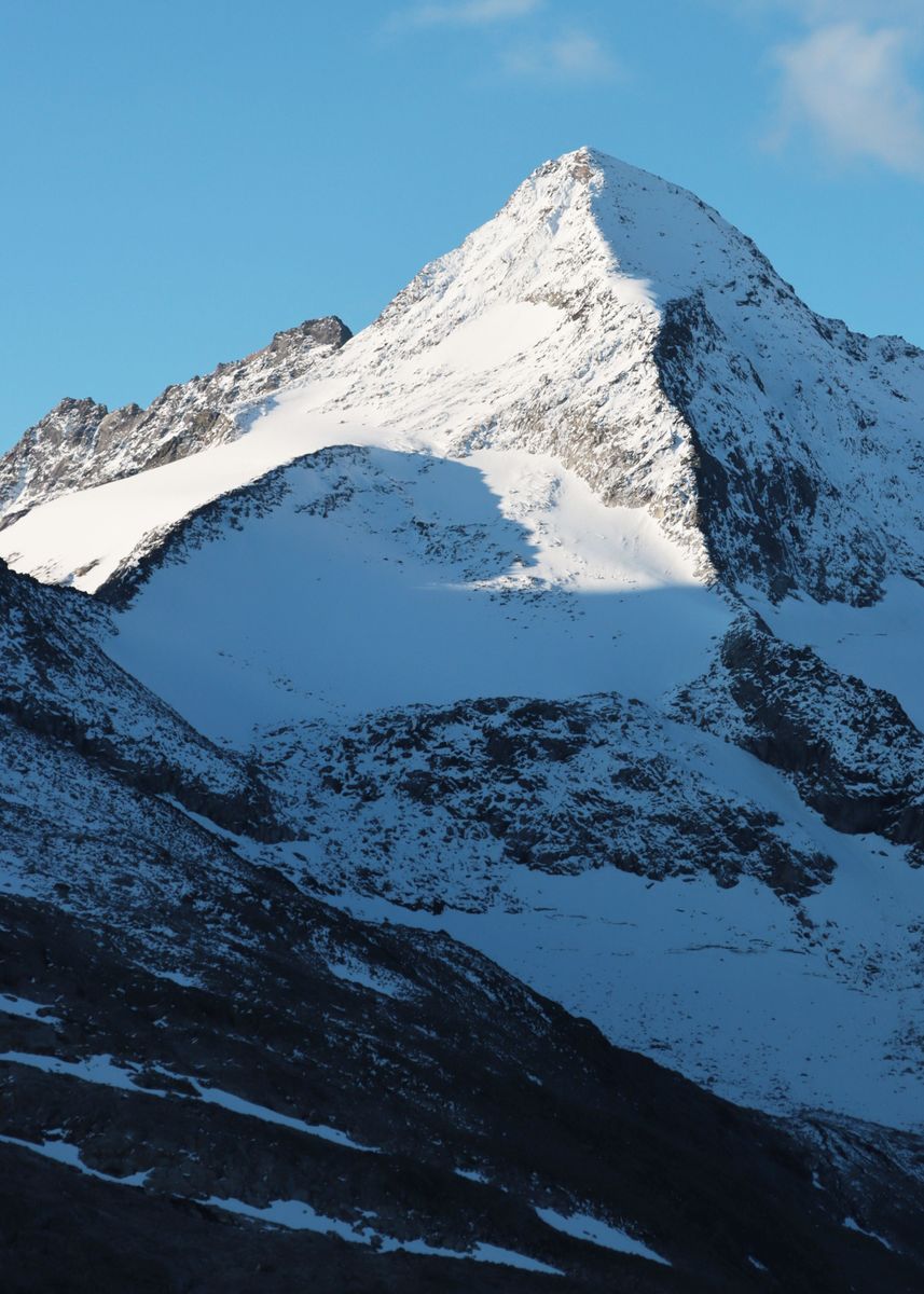 'SNOW MOUNTAINS' Poster by LuckStory | Displate