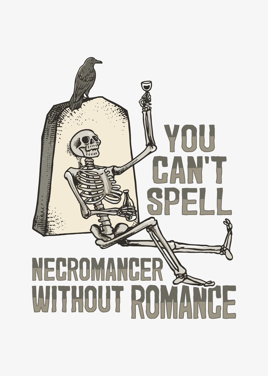 'Undead Romance Necromancer' Poster, picture, metal print, paint by ...