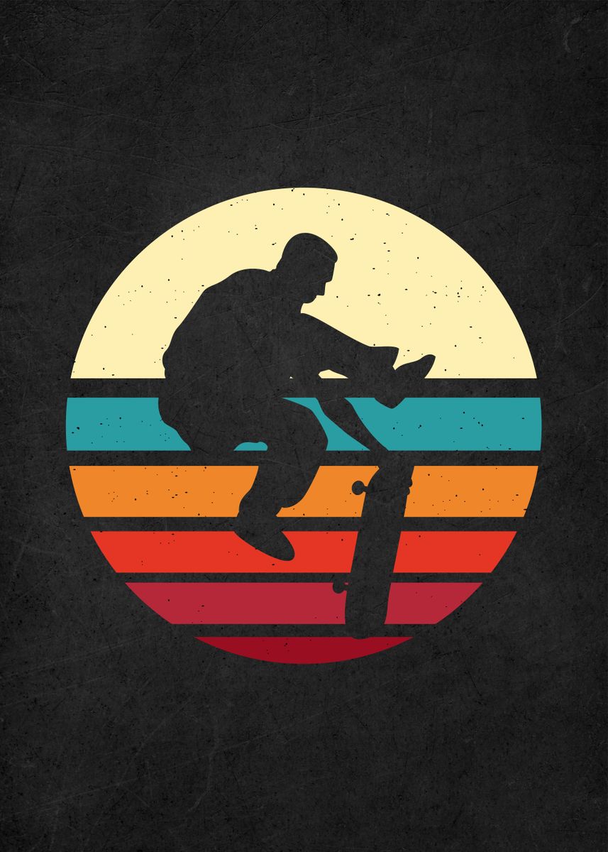 'vintage retro music band' Poster, picture, metal print, paint by ...