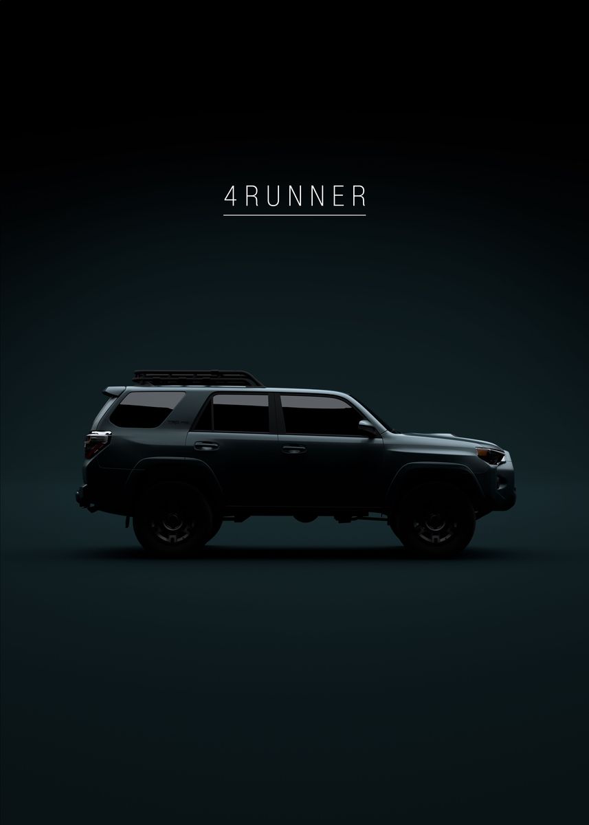 '2019 4Runner TRD PRO' Poster, picture, metal print, paint by 21 MXM ...