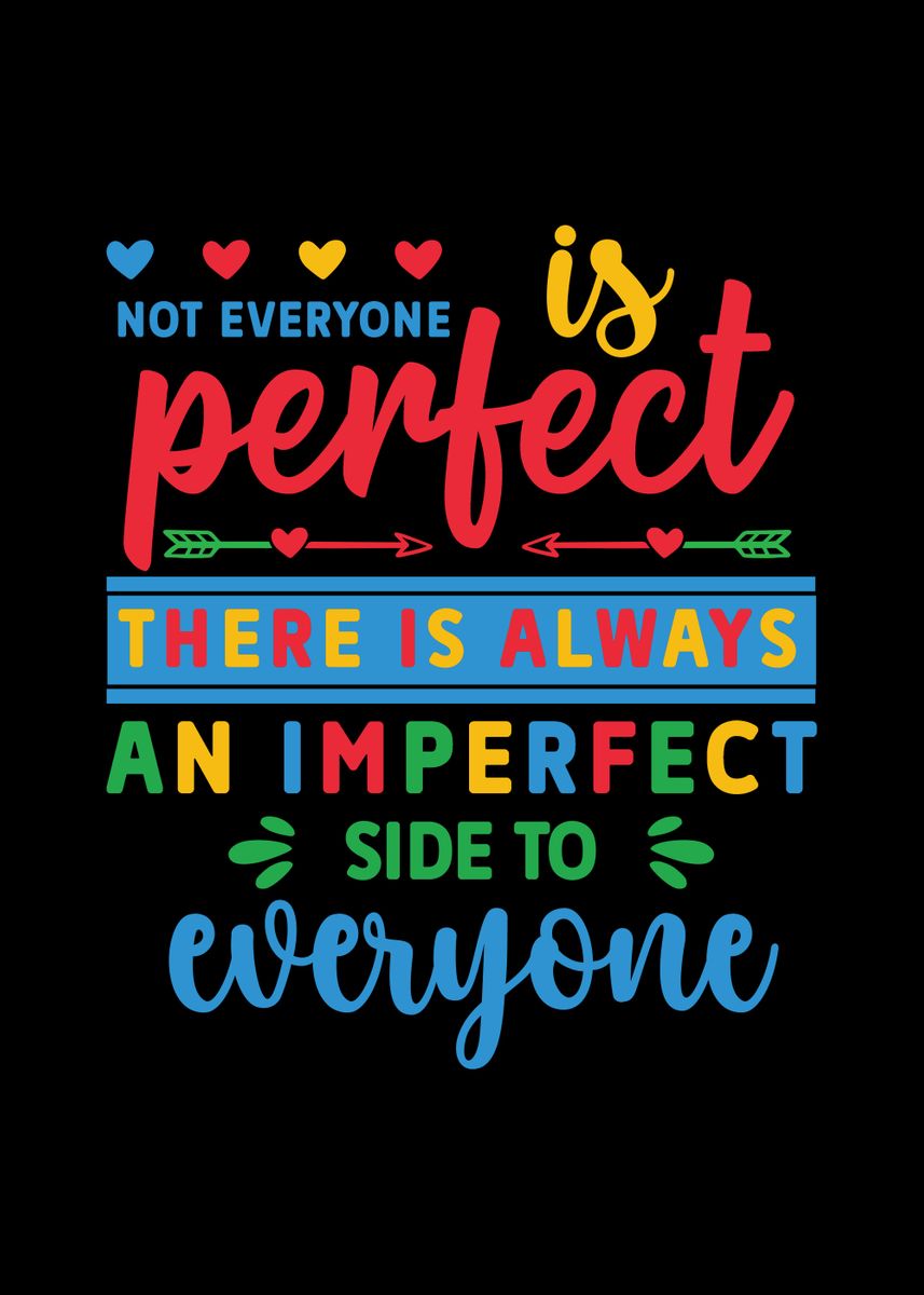 'Imperfect side' Poster, picture, metal print, paint by Juliana RW ...