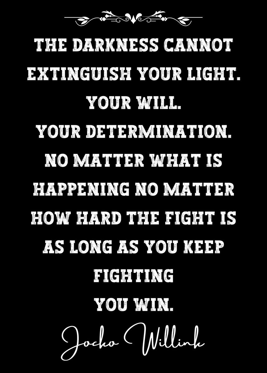 'Fighting Motivation' Poster, picture, metal print, paint by Nae | Displate