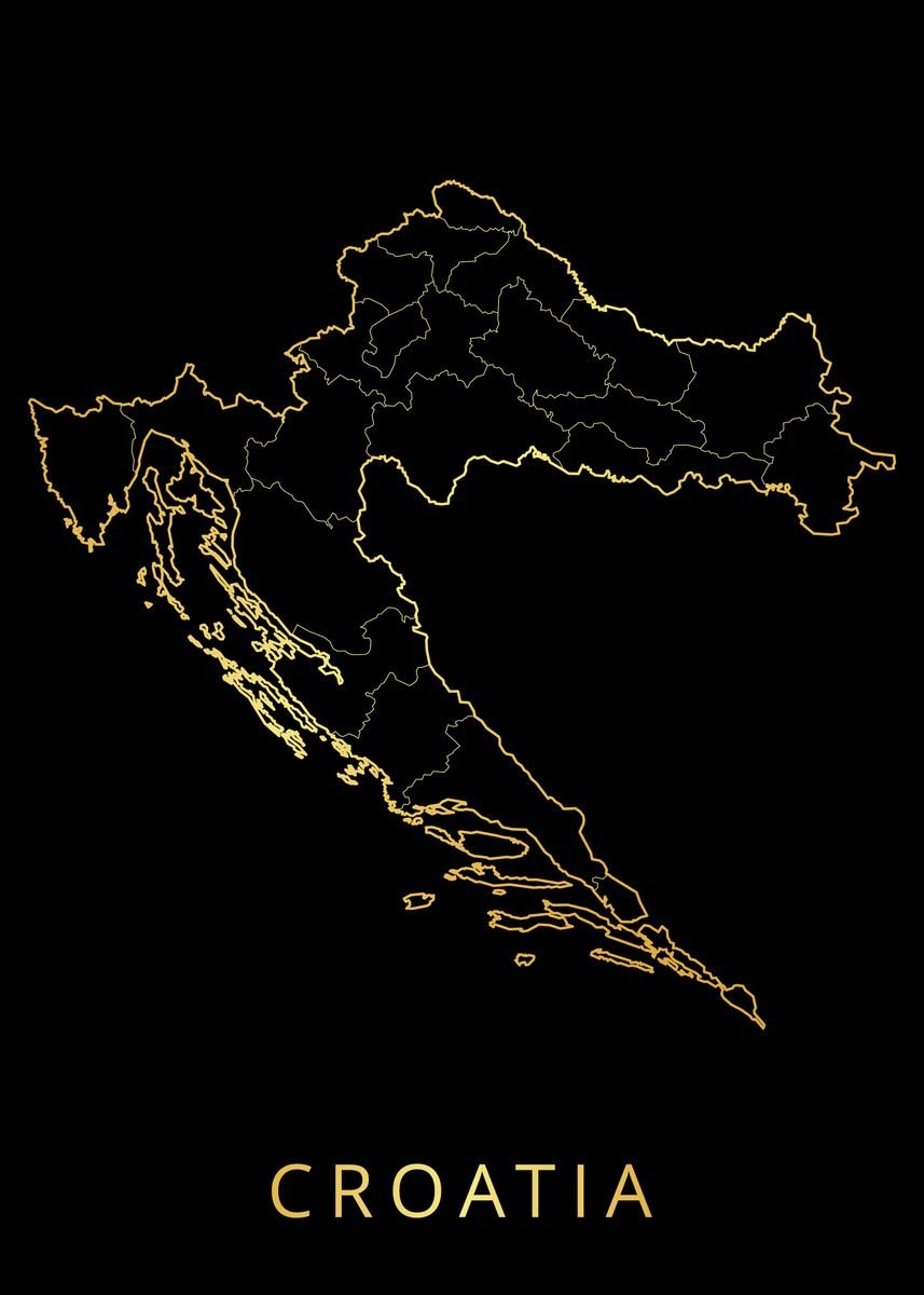 'Croatia' Poster by Deeo | Displate