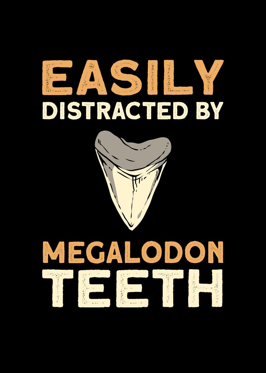 'Easily Distracted By' Poster, picture, metal print, paint by Fabian El ...