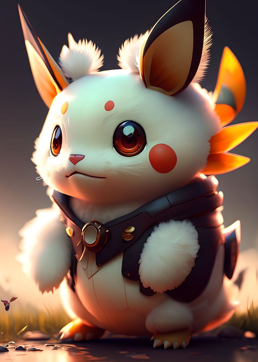 'Cute Pocket Monsters' Poster, picture, metal print, paint by Lukasz ...