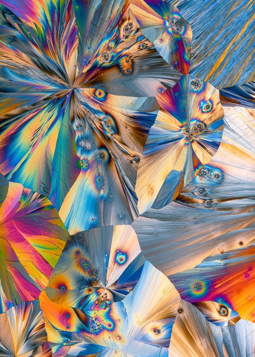 'The world of crystals VI' Poster, picture, metal print, paint by ...