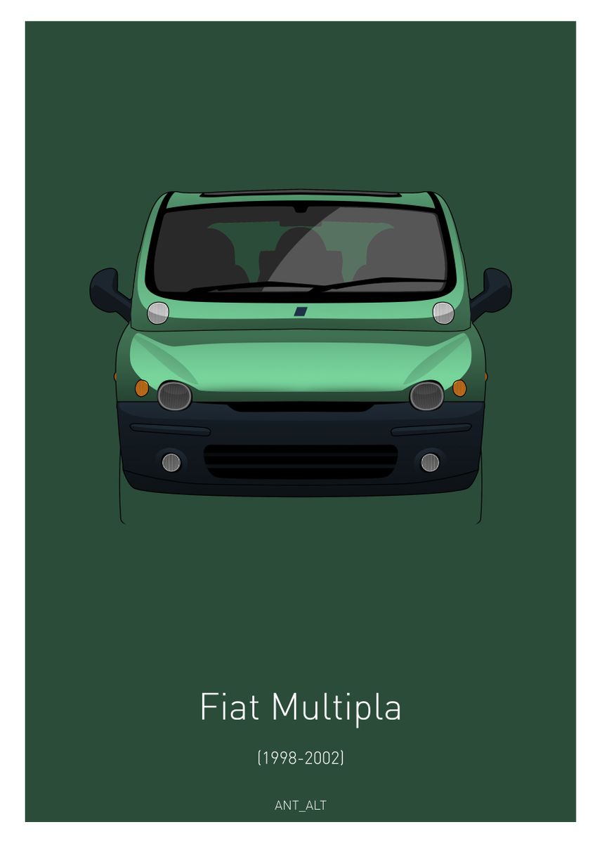 'Multipla' Poster by Alt ILLUSTRATIONS | Displate