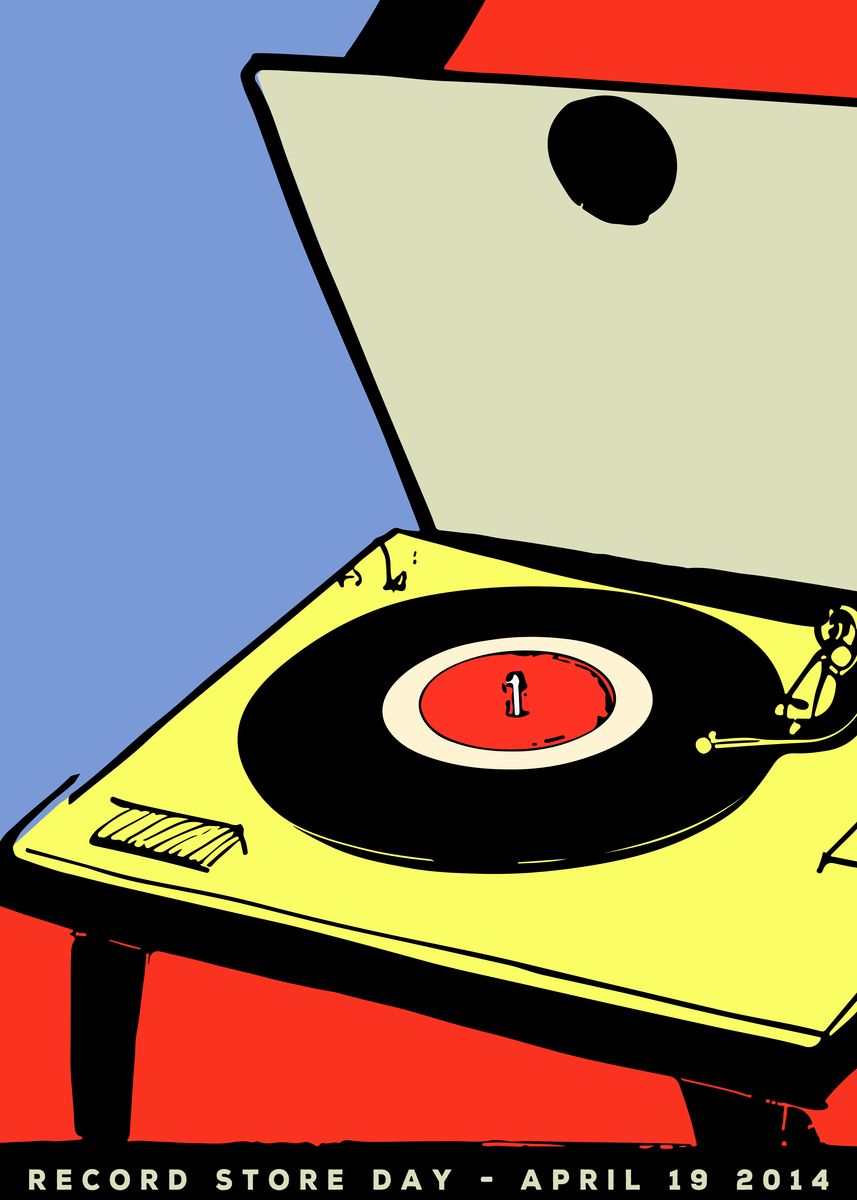 'Record Store Day 2014' Poster by BluePinkPanther | Displate