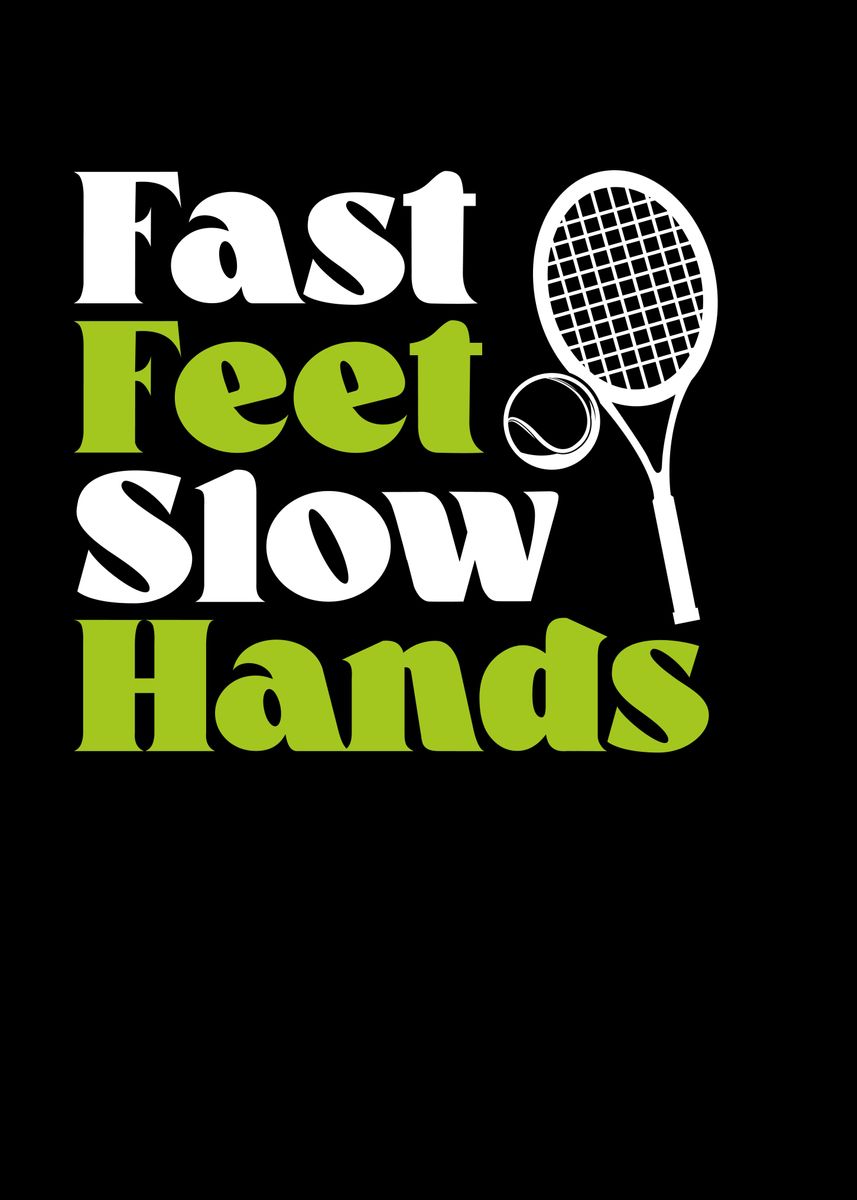 'Fast feet slow hands' Poster, picture, metal print, paint by BeMi ...