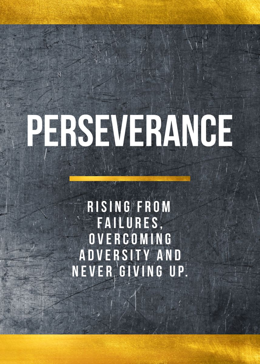 Motivational Poster Perseverance