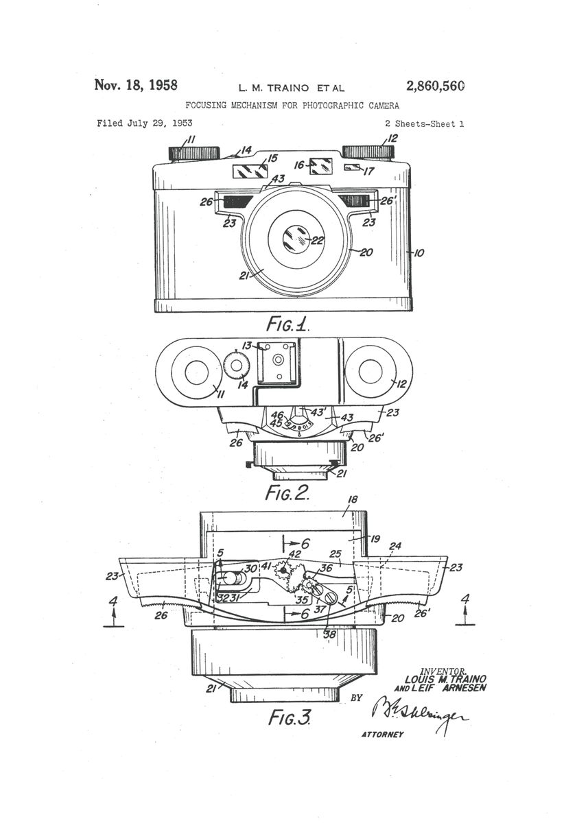 'Camera Focusing Mechanism' Poster, picture, metal print, paint by ...