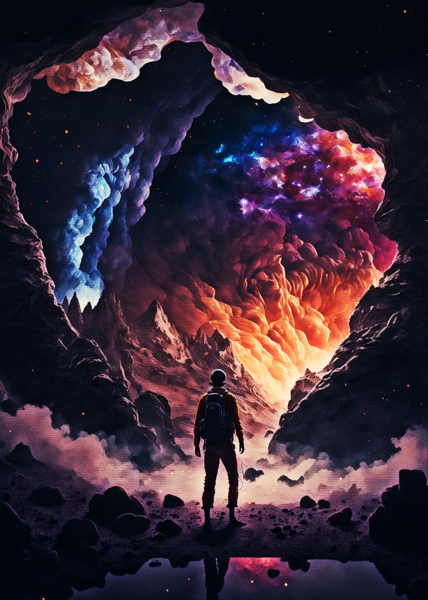 'Space Full Color' Poster, picture, metal print, paint by Muh Asdar ...