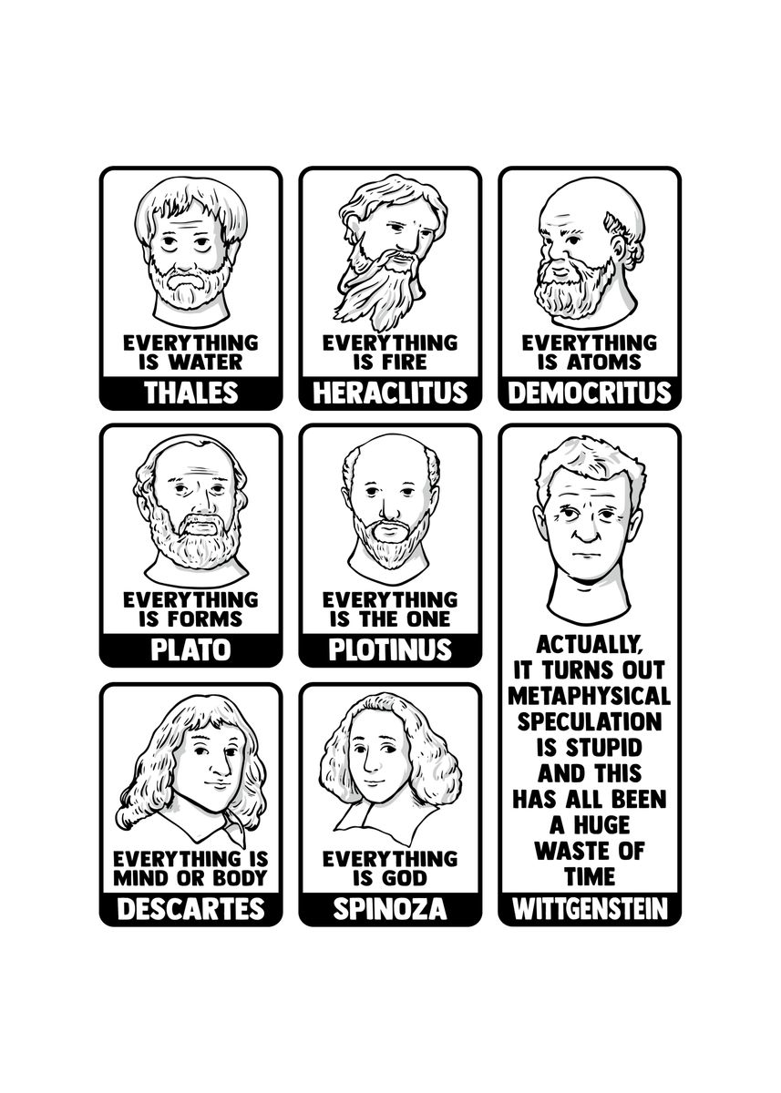 'Philosophy Meme Design for' Poster, picture, metal print, paint by ...