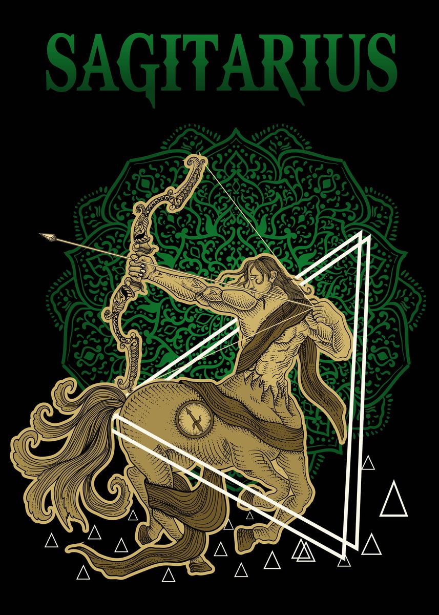 'Sagitarius' Poster, picture, metal print, paint by wan studio 50 ...
