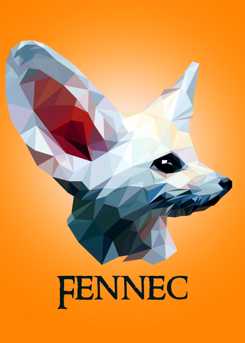 'Fennec Fox' Poster by Dare Neil | Displate