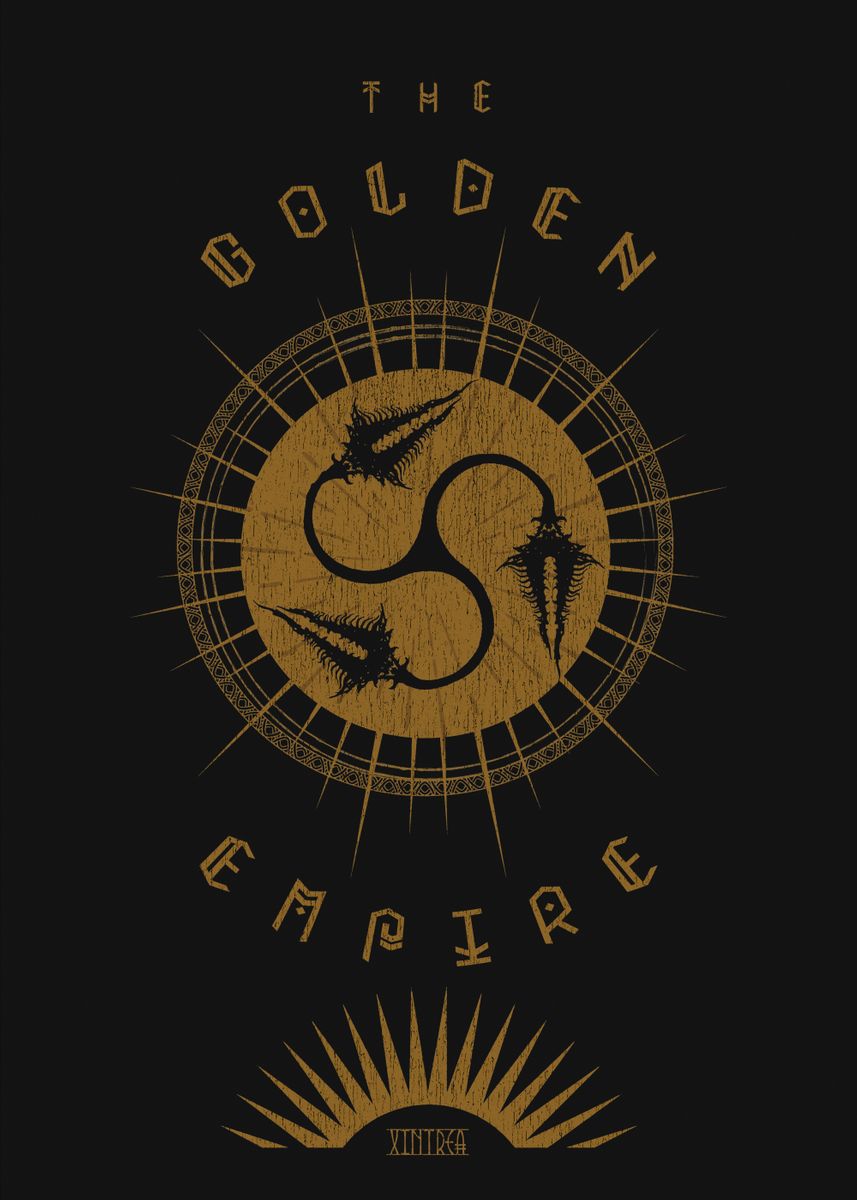 'The Golden Empire' Poster, picture, metal print, paint by The Witcher ...