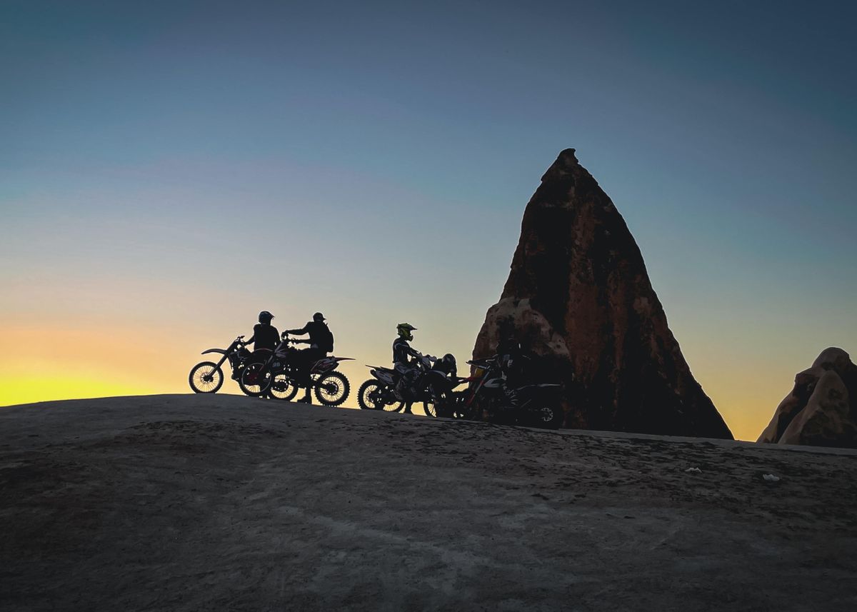 'Motorcross' Poster by Sam Gong | Displate