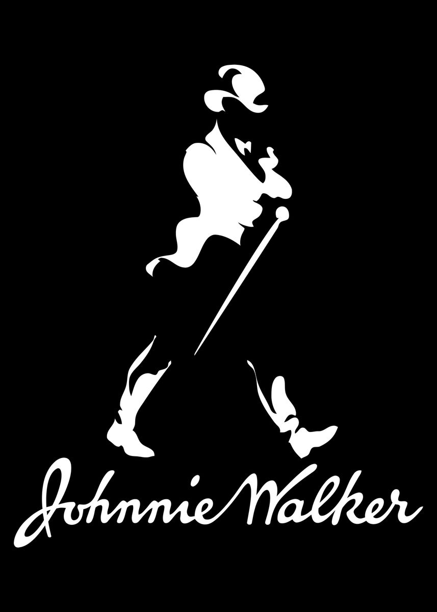 'johnnie walker' Poster, picture, metal print, paint by garangs | Displate