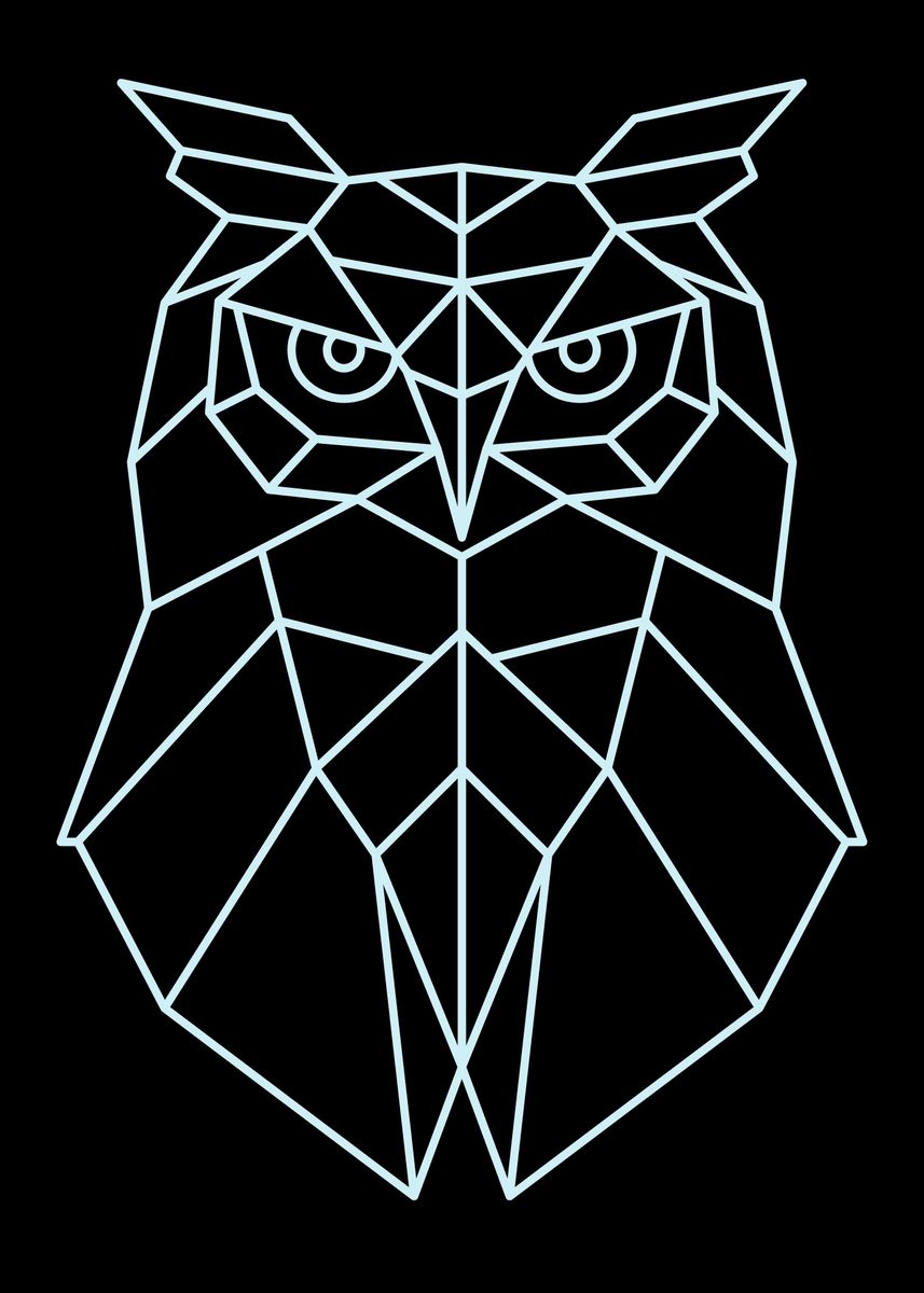'Geometric Animal 2' Poster, picture, metal print, paint by Oizy ...