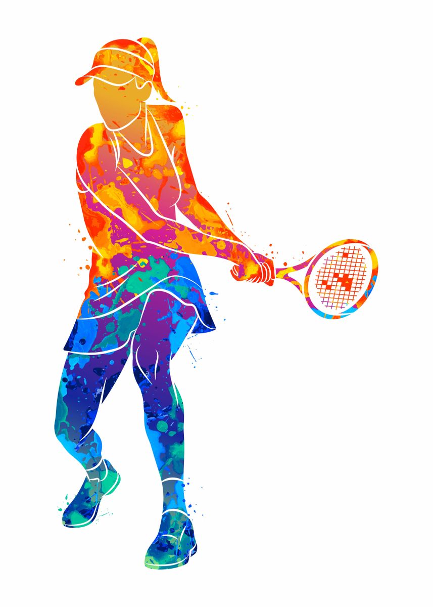 'Tennis' Poster by Sky Creative | Displate