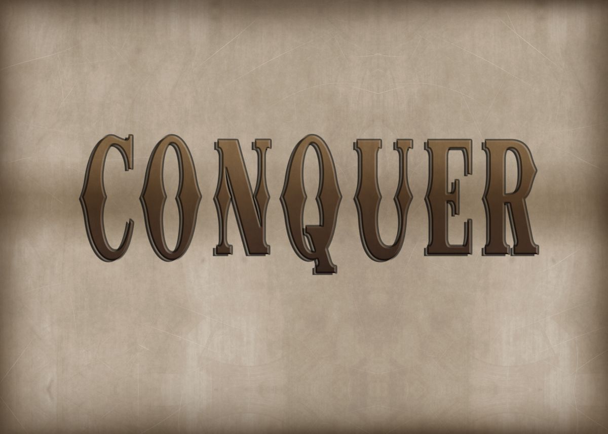'Conquer' Poster by XandYart | Displate