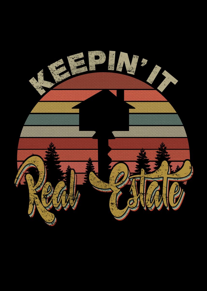 'Real Estate Humor Agent' Poster by PlateMadeStuff | Displate