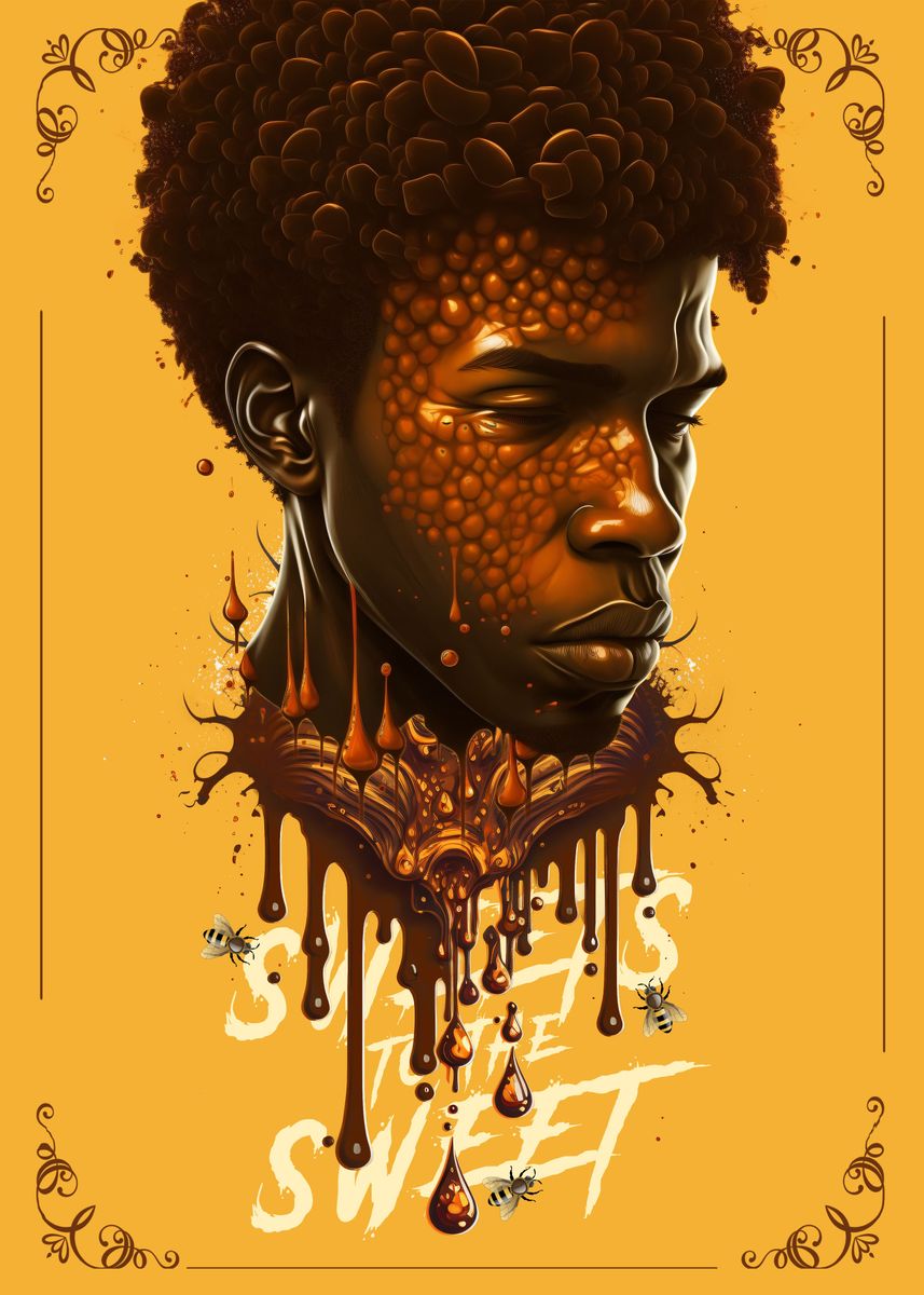 'Sweets to the Sweet' Poster, picture, metal print, paint by Sorin Ilie ...