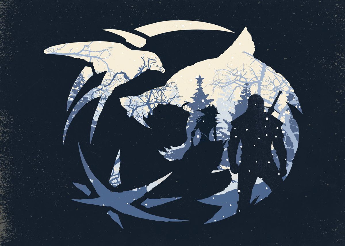 'Winter Logo' Poster by The Witcher Series | Displate
