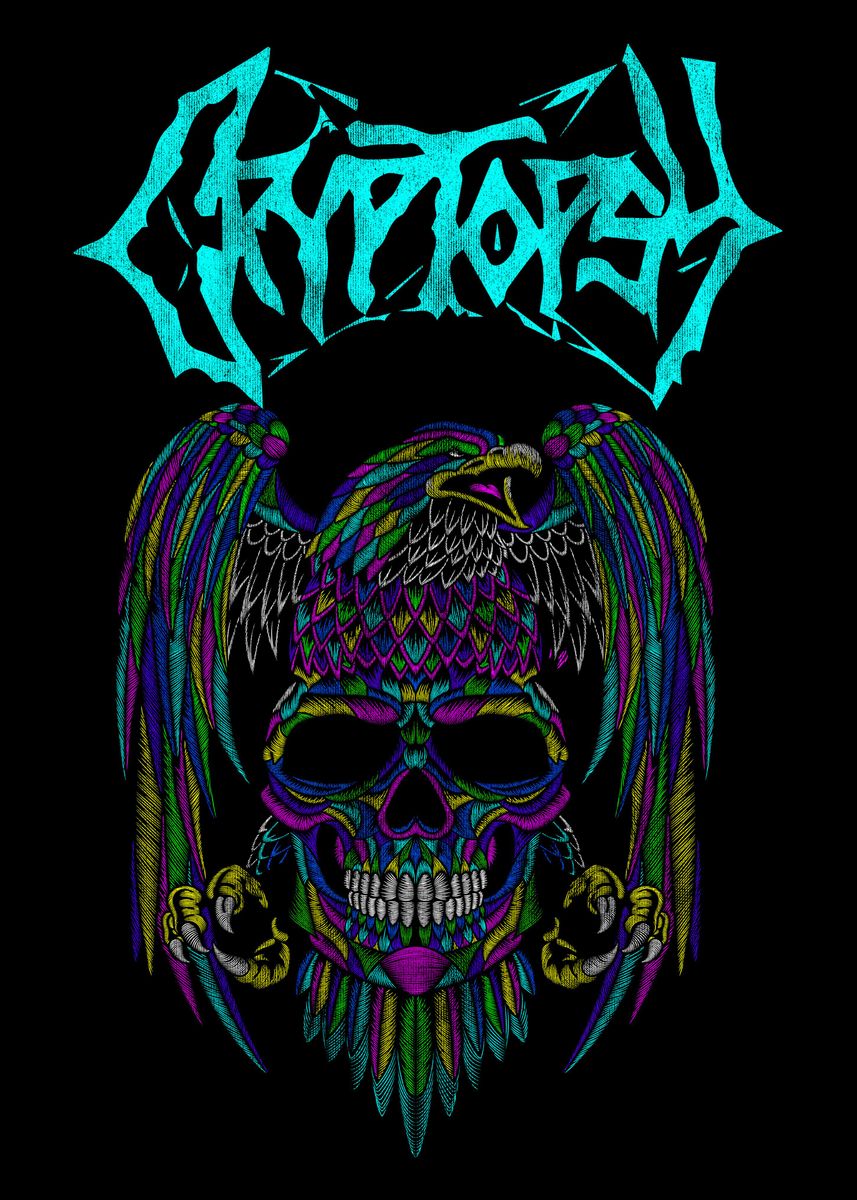 'detritus' Poster, picture, metal print, paint by seruni shop | Displate