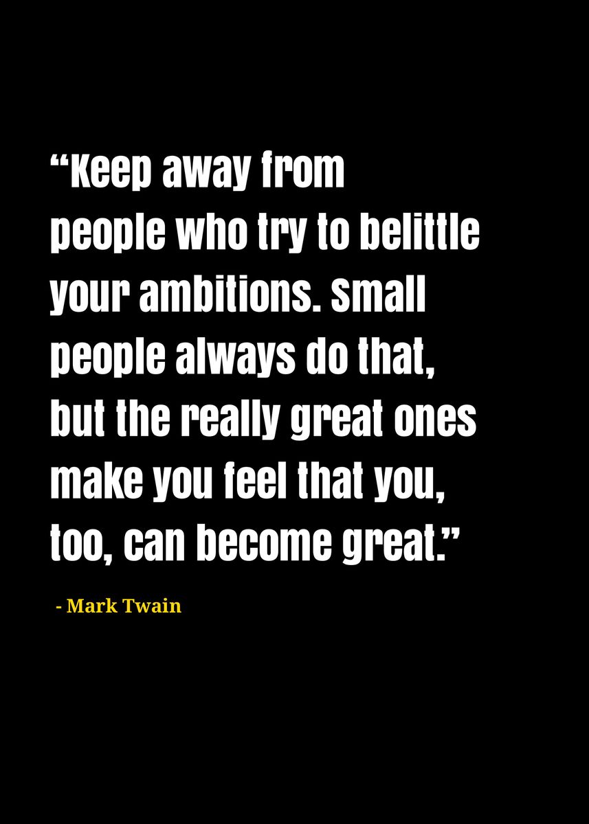 'mark twain quotes ' Poster, picture, metal print, paint by iwak ayam ...