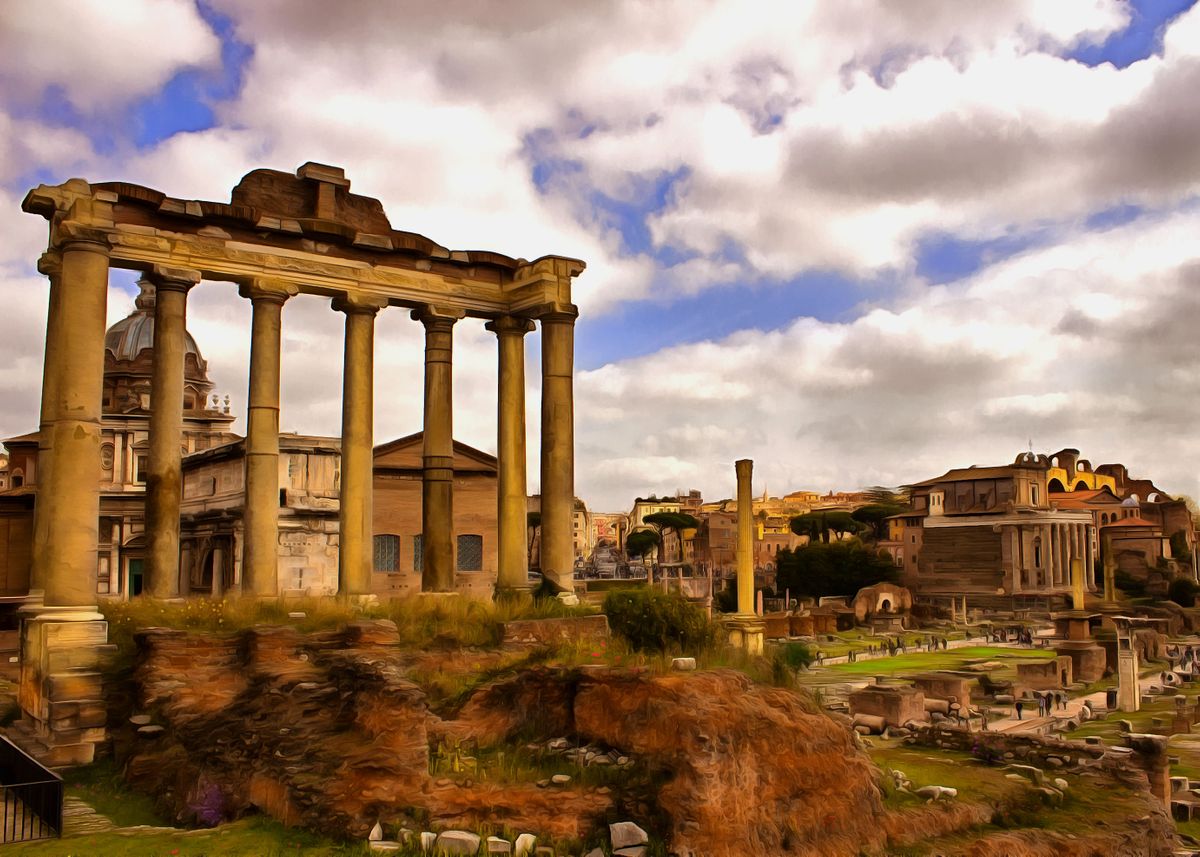 'Roman Forum' Poster by DeArteEstudio | Displate