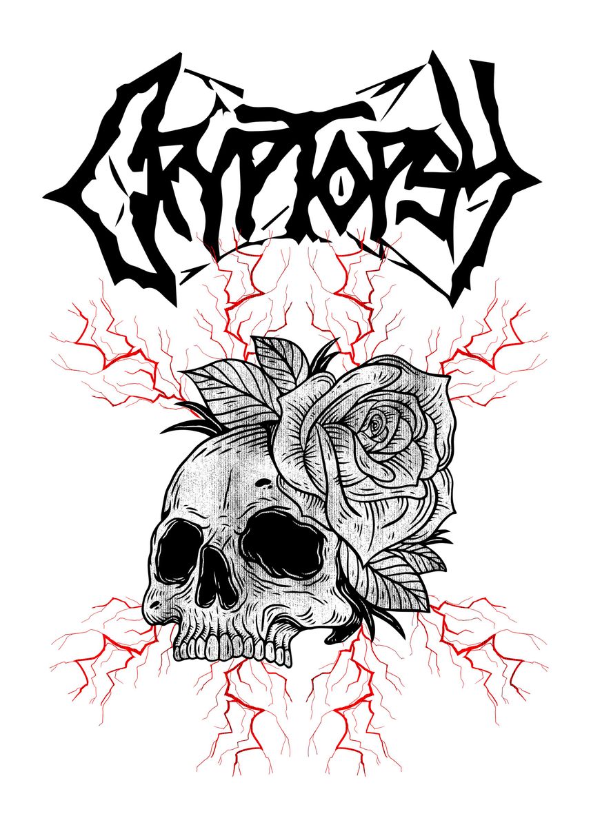 'cold hate' Poster, picture, metal print, paint by seruni shop | Displate