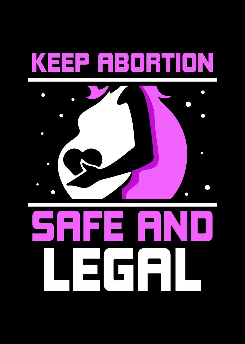 'Pro Abortion' Poster, picture, metal print, paint by Sebastian Wünsche ...