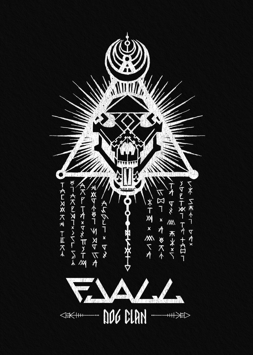 'Fjall' Poster, picture, metal print, paint by The Witcher Series ...