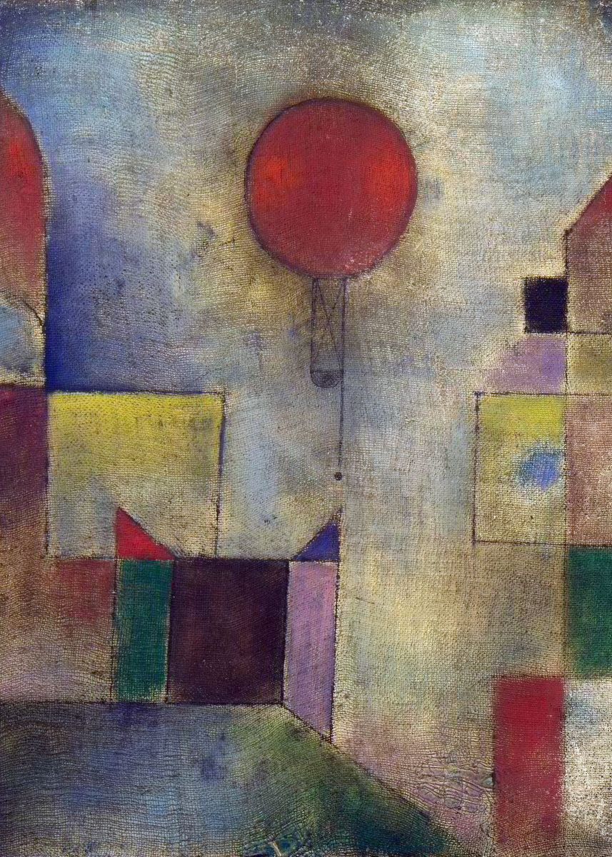 'Red Balloon' Poster, picture, metal print, paint by tony4urban | Displate