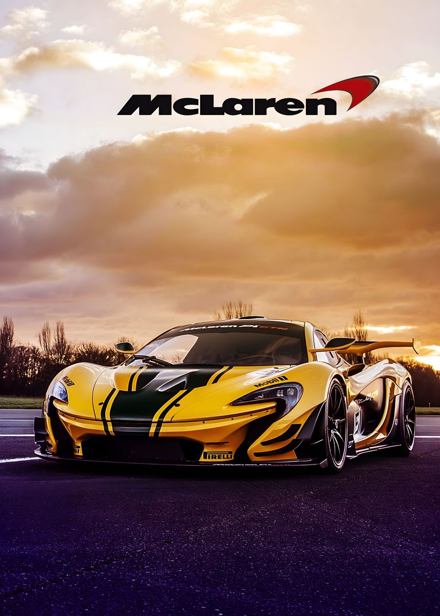 'mclaren p1' Poster by Recca | Displate