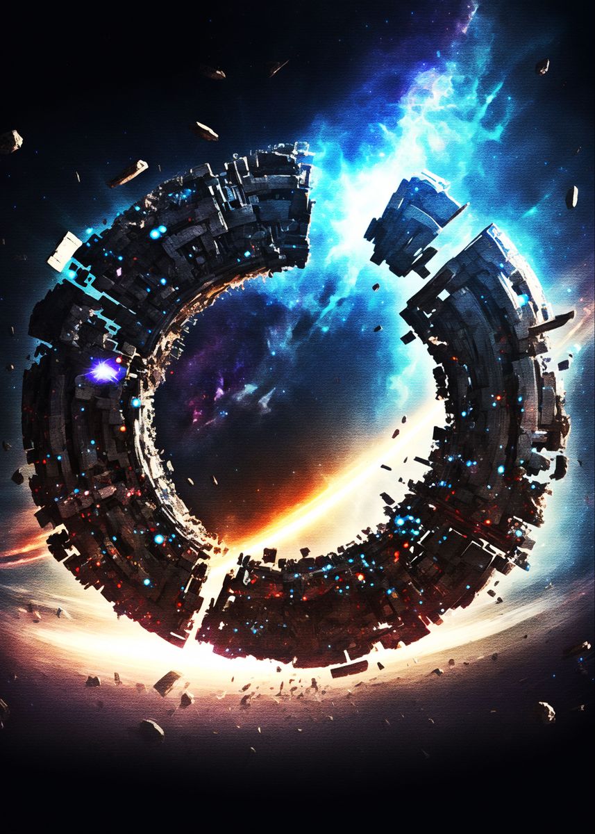 'Space Portal Quantum' Poster, picture, metal print, paint by Muh Asdar ...