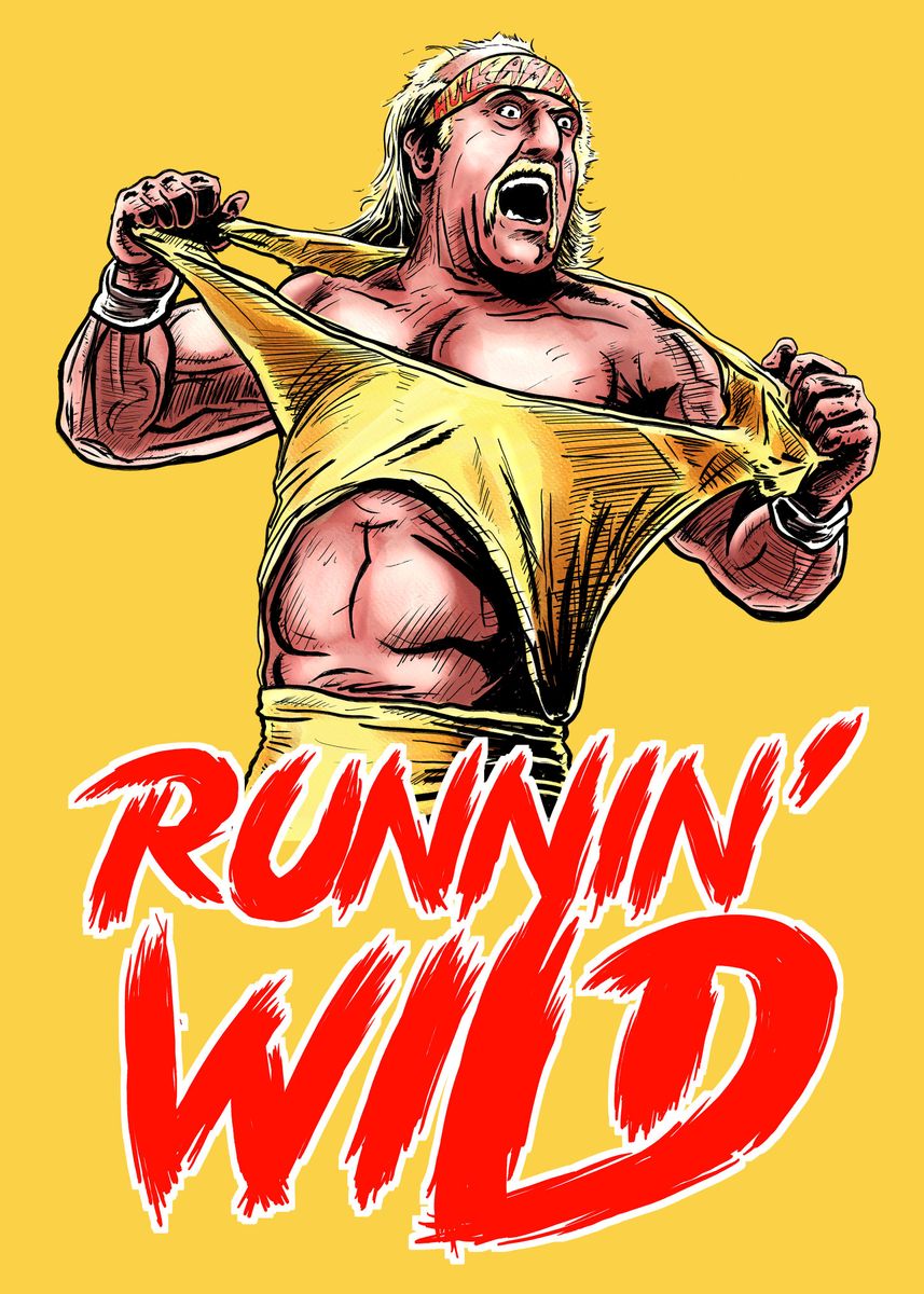 'Running Wild' Poster, picture, metal print, paint by aparttimeturtle ...