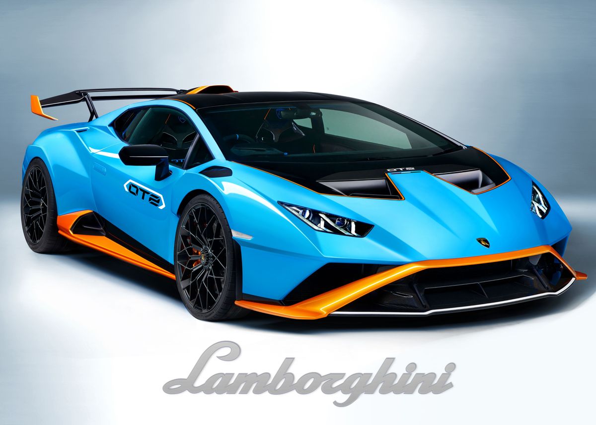 'lamborghini huracan STO ' Poster by Recca | Displate