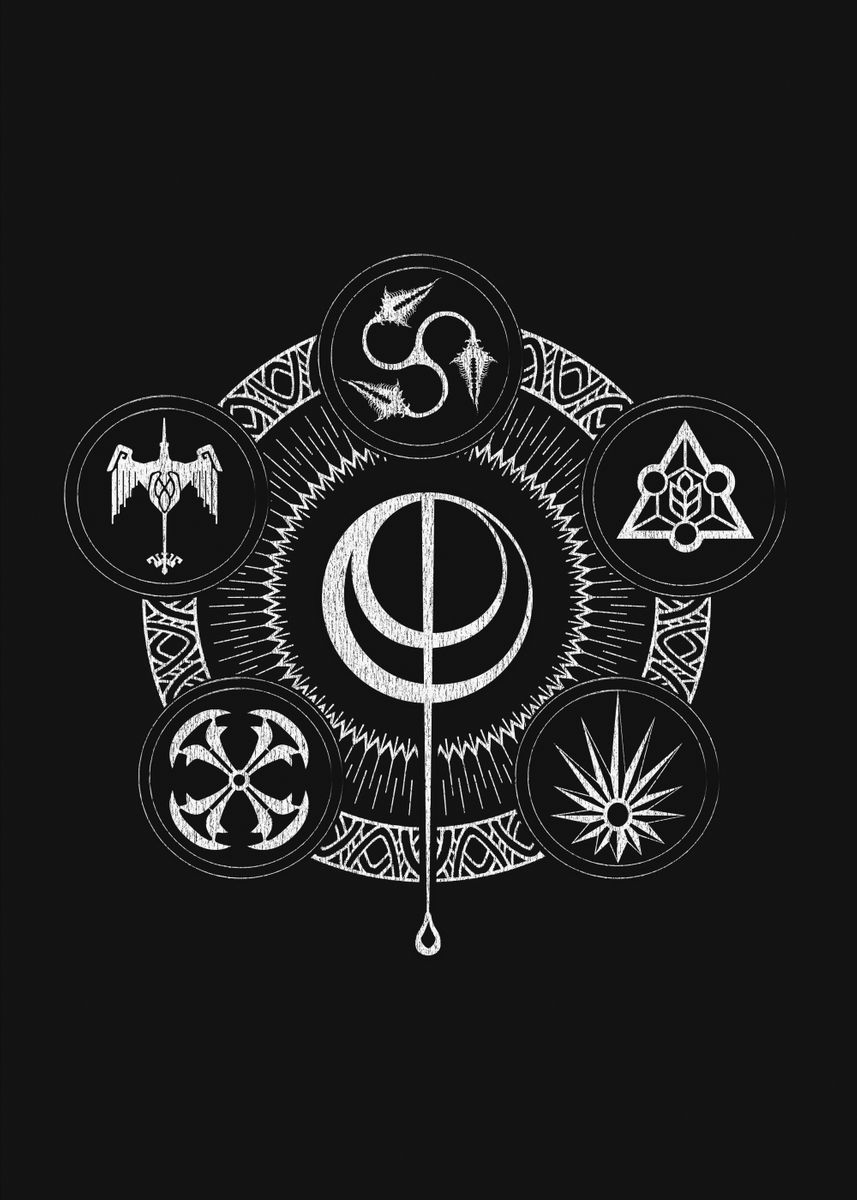 'Spheres' Poster, picture, metal print, paint by The Witcher Series ...