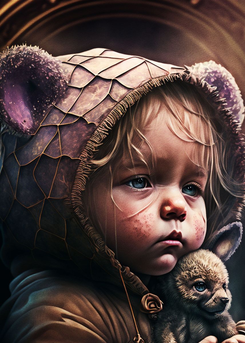 'The child archetype' Poster, picture, metal print, paint by Coffee ...