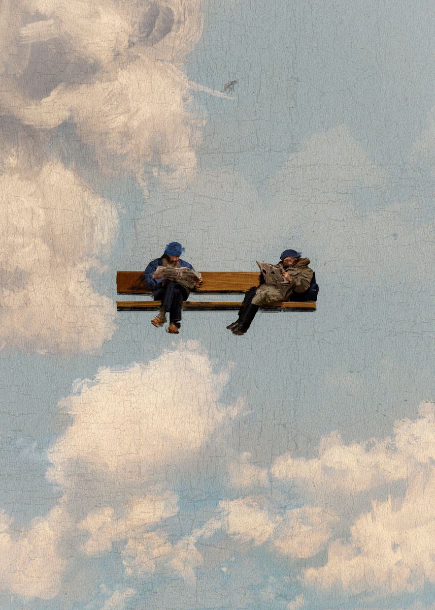 'Reading Surrealism Poster' Poster, picture, metal print, paint by ...