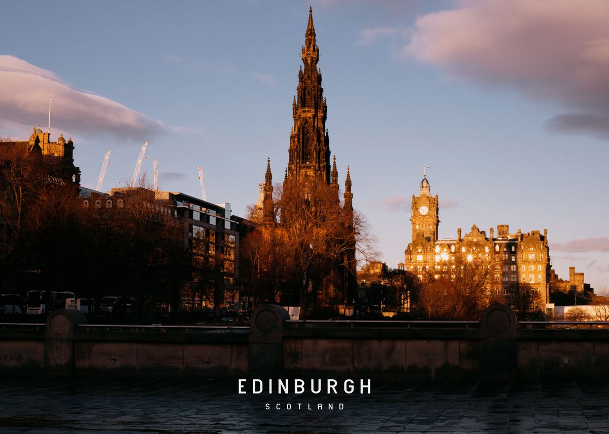 'Edinburgh ' Poster by Explore Universe | Displate