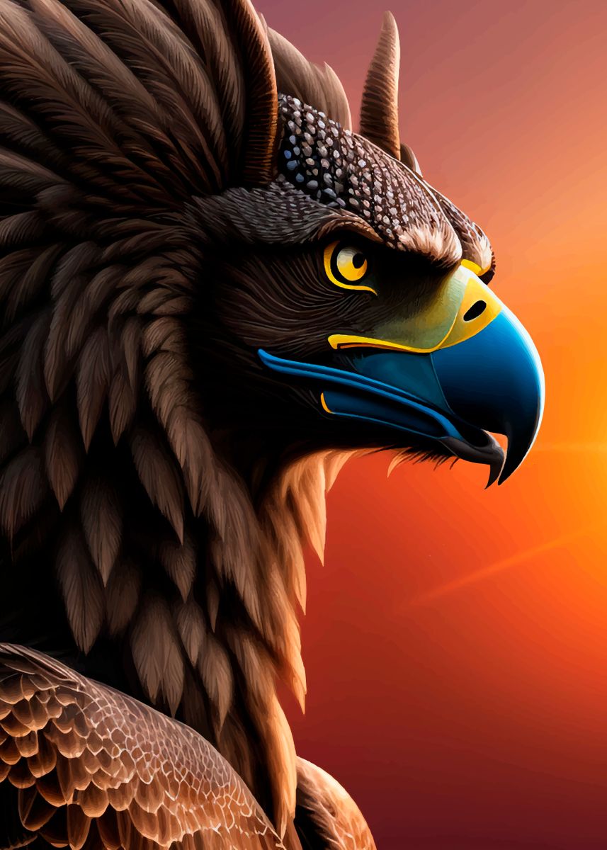 'HYBRID EAGLE' Poster, picture, metal print, paint by Osvaldo Ramos ...