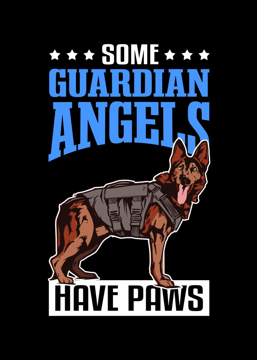 'Canine Unit K9' Poster, picture, metal print, paint by ...