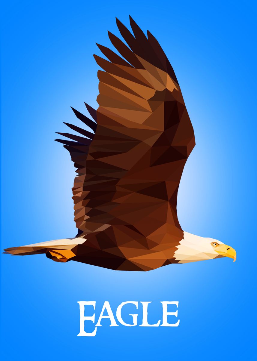 'Eagle' Poster, picture, metal print, paint by Dare Neil | Displate