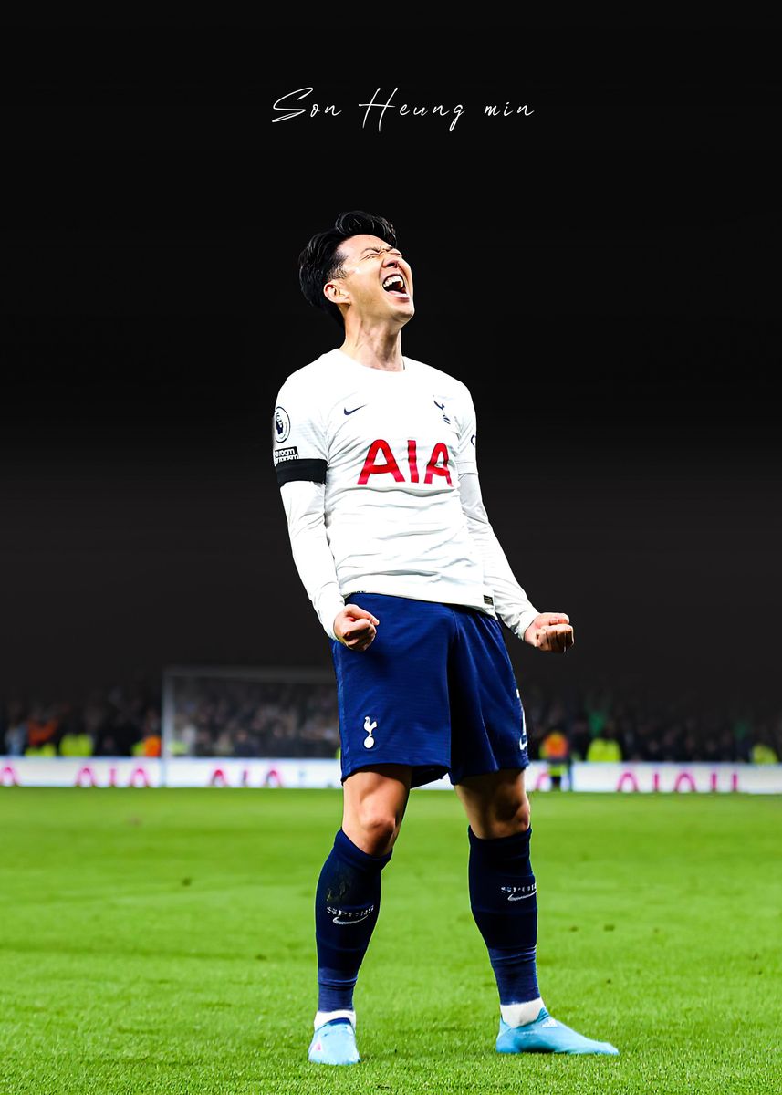 'Son Soccer' Poster, picture, metal print, paint by ECOVI STUIDO | Displate