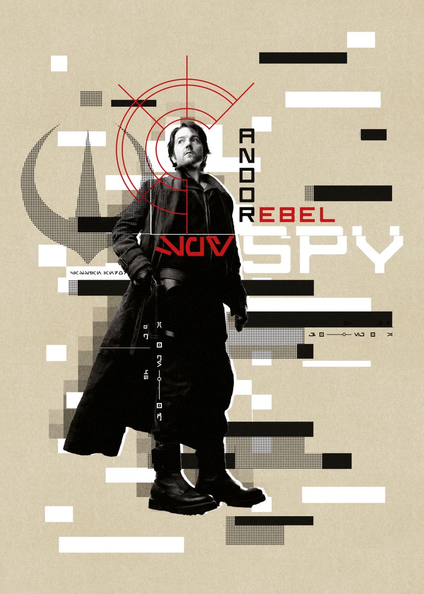'Rebel Spy' Poster, picture, metal print, paint by Star Wars | Displate