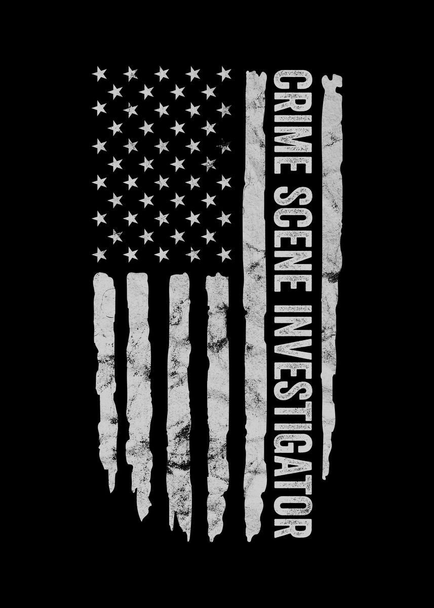 'Crime Scene Investigator' Poster, picture, metal print, paint by ...