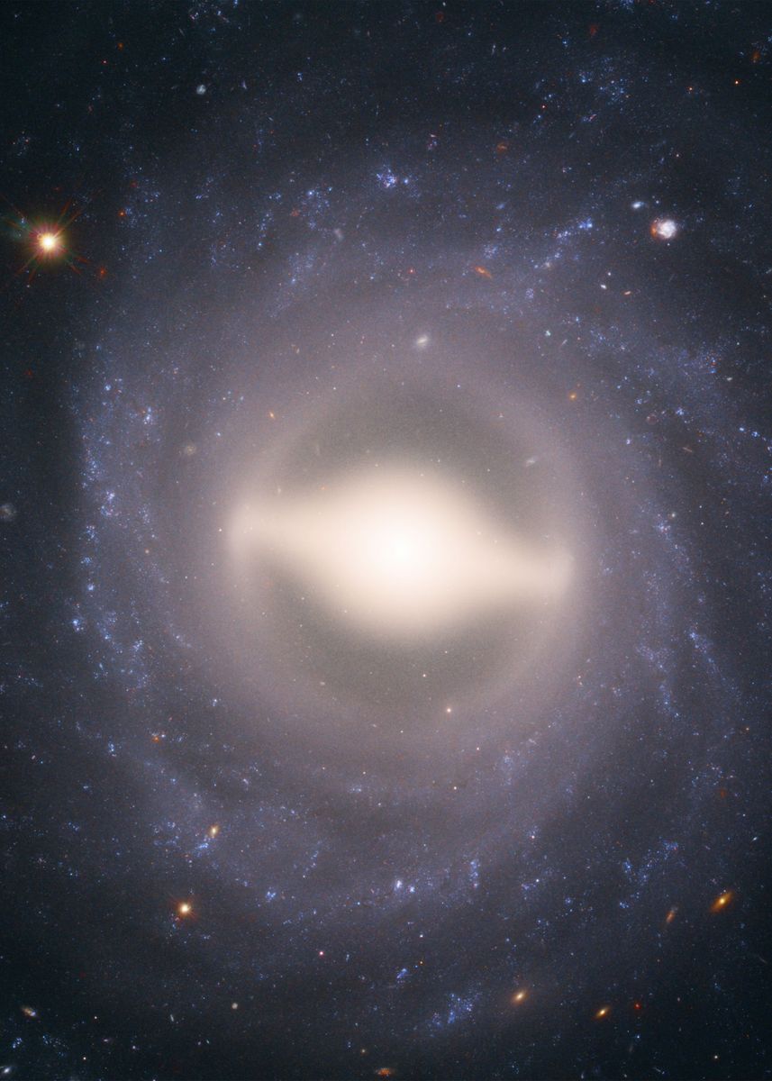 'NGC 1015 Galaxy' Poster, picture, metal print, paint by ...